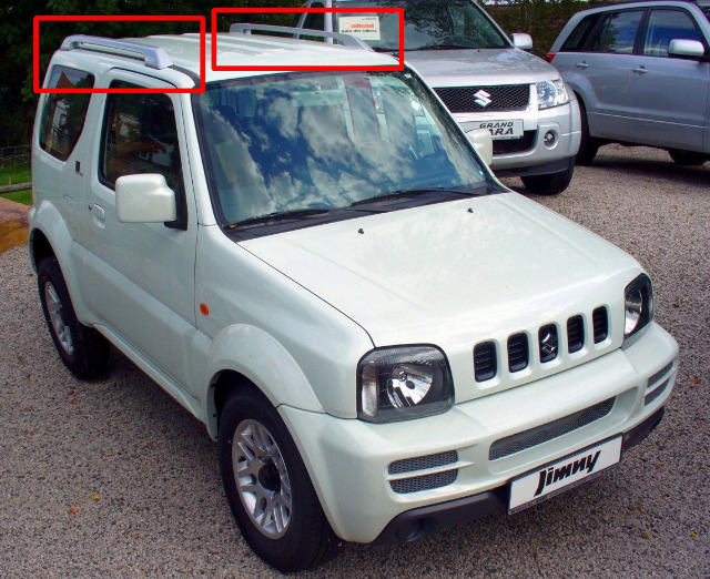 Jimny 3 - factory longitudinal roof rail installation - BigJimny Forum